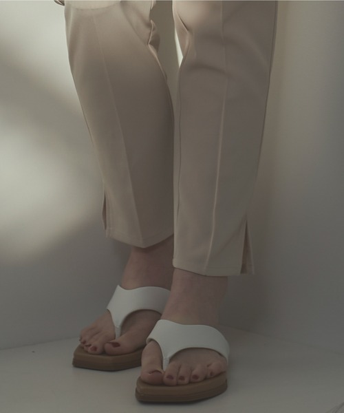 Elleia（エレイア）の「ハイウエストセンタータックパンツ（その他パンツ）」 - WEAR