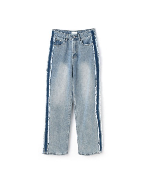 marjour（マージュール）の「SIDE SWITCH DENIM（デニムパンツ）」 - WEAR