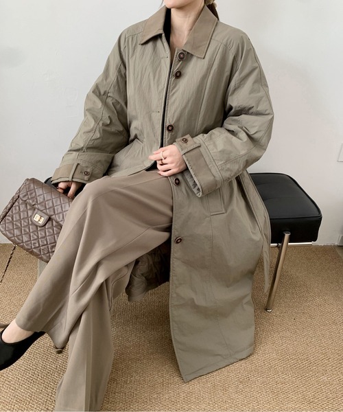 ディケイドクラシック（DECADE CLASSIC）/DECADE CLASSIC 襟切り替えロングダウンジャケット セール】DECADE CLASSIC 襟切り替えロングダウンジャケット（ダウン