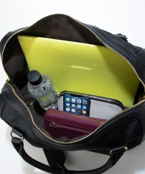 cache cache（カシュ カシュ）の「カシュカシュ cachecache / ナイロン2wayクラシックボストン（ボストンバッグ）」 - WEAR