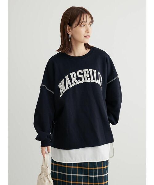 RAY CASSIN FAVORI（レイカズンフェバリ）の「・RAY CASSIN ロゴptカラーステッチスウェット（スウェット）」 - WEAR