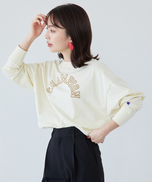 Champion（チャンピオン）の「【Champion】UVカット機能付き、ロングスリーブスウェットプルオーバー（スウェット）」 - WEAR