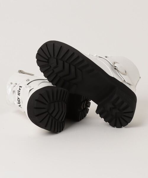 algy（アルジー）の「ALGY アルジー キッズ リボンレースアップショートブーツ 3449（ブーツ）」 - WEAR