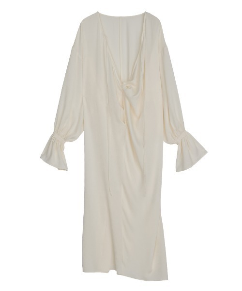 Ameri（アメリ）の「KNOT DRAPE SLOW DRESS（ワンピース）」 - WEAR