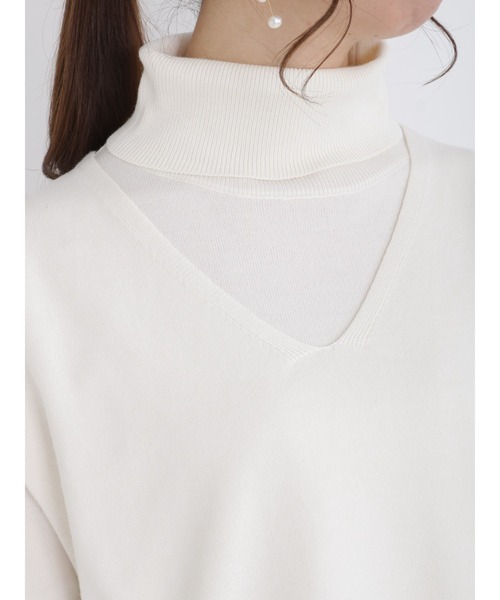 Te chichi（テチチ）の「ニットベスト×タートルネックワンピースセット（ワンピース）」 - WEAR