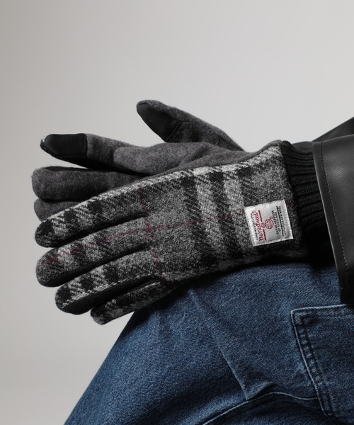 SETUP7（セットアップセブン）の「【SETUP7】ハリスニットカフス裏ボア手袋 スマホ対応 WE（手袋）」 - WEAR