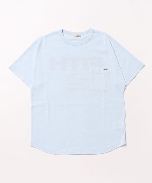 FITH（フィス）の「Tetoron Cotton Jersey Back Logo Tee（Tシャツ/カットソー）」 - WEAR