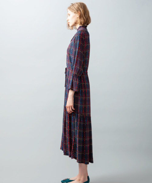 JETSET SOLO PLUS （ジェットセットソロプラス）の「【CKS】マルチチェックマキシワンピース（シャツワンピース）」 - WEAR