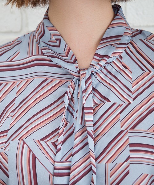 Libby&Rose（リビーアンドローズ）の「幾何学ボウタイブラウス（シャツ/ブラウス）」 - WEAR