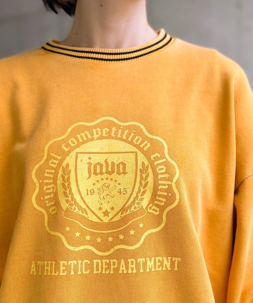 Java（ジャバ）の「《JaVa ジャバコラボ》古着風ストリートコーデに。ヴィンテージプリントスウェットプルオーバー（スウェット）」 - WEAR