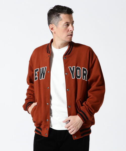 AVIREX（アヴィレックス）の「【WEB＆DEPOT限定】SWEAT STADIUM JACKET "AVIREX NYC" / スウェット ...