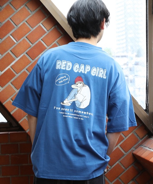 Red Cap Girl（レッドキャプガール）の「Red Cap Girl バックプリントTシャツ（Tシャツ/カットソー）」 - WEAR