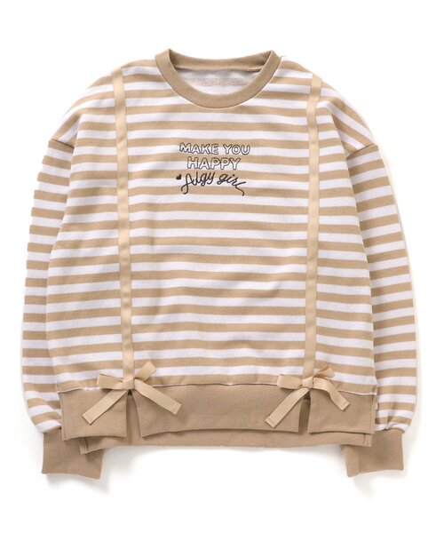 ALGY（アルジー）の「10th復刻 りぼんボーダートレーナー（スウェット）」 - WEAR