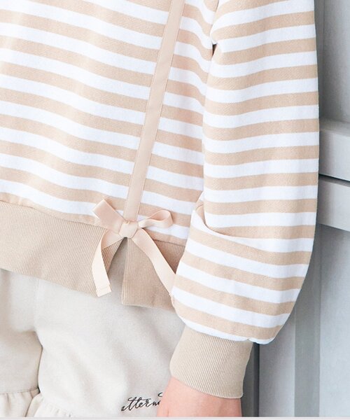 ALGY（アルジー）の「10th復刻 りぼんボーダートレーナー（スウェット）」 - WEAR