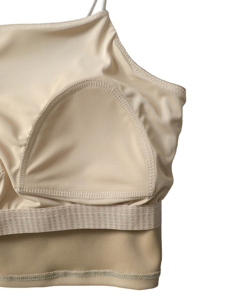 DRESSLAVE（ドレスレイブ）の「bra cami midriff(パット付きミドリフ丈インナーキャミソール)（キャミソール）」 - WEAR