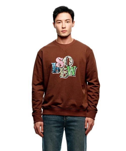 Soru Logo Graphic Sweatshirt_Brown（スウェット）｜SOLEW（ソル）のファッション通販 - ZOZOTOWN