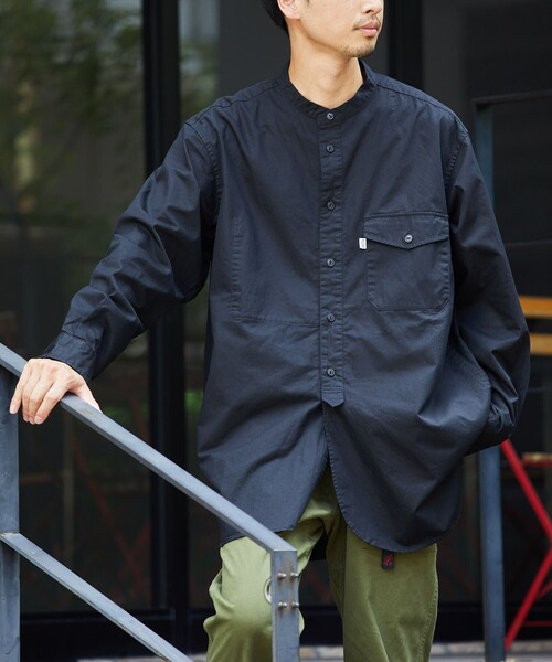 FREAK'S STORE（フリークスストア）の「KONECO/コネーソ グランパシャツ ロングスリーブ/ノーカラー/バンドカラー（シャツ ...