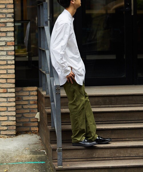 FREAK'S STORE（フリークスストア）の「KONECO/コネーソ グランパシャツ ロングスリーブ/ノーカラー/バンドカラー（シャツ ...