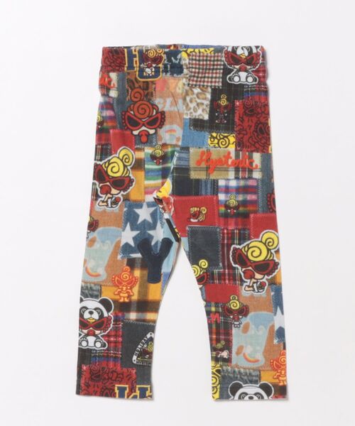 MESSY PATCHWORK総柄 Viscotex 7分丈レギンス（その他パンツ）｜HYSTERIC MINI（ヒステリックミニ）の ...