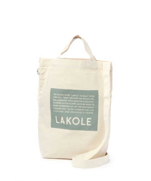 LAKOLE（ラコレ）の「LAKOLEスクエアロゴ縦型ショルダーバッグ / 174809（ショルダーバッグ）」 - WEAR