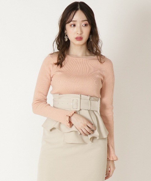 WILLSELECTION（ウィルセレクション）の「アンジェリーナラメ2wayニット（ニット/セーター）」 - WEAR