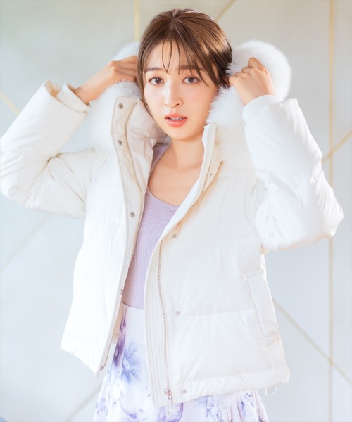 WILLSELECTION（ウィルセレクション）の「ファー付きショートダウン（ダウンジャケット/コート）」 - WEAR