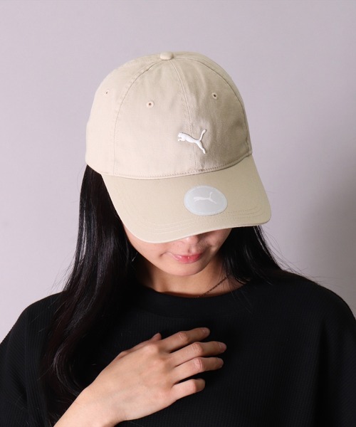PUMA（プーマ）の「(LF)【PUMA】ブランドマーク コットンツイル キャップ（キャップ）」 - WEAR