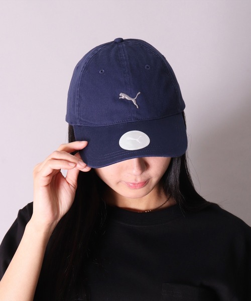 PUMA（プーマ）の「(LF)【PUMA】ブランドマーク コットンツイル キャップ（キャップ）」 - WEAR