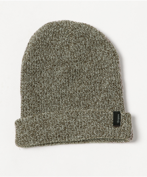 BRIXTON（ブリクストン）の「BRIXTON KNIT CAP BEANIE HEIST OLIVE HEATHER（ニットキャップ/ビー ...
