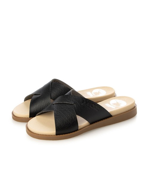 moz（モズ）の「made in japan moz(モズ)クロスベルトフラットスライドサンダル（サンダル）」 - WEAR