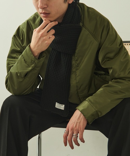 【セール】【SETUP7】ワッフル編みニット差込マフラー WE（マフラー）｜SETUP7（セットアップセブン）のファッション通販 - ZOZOTOWN