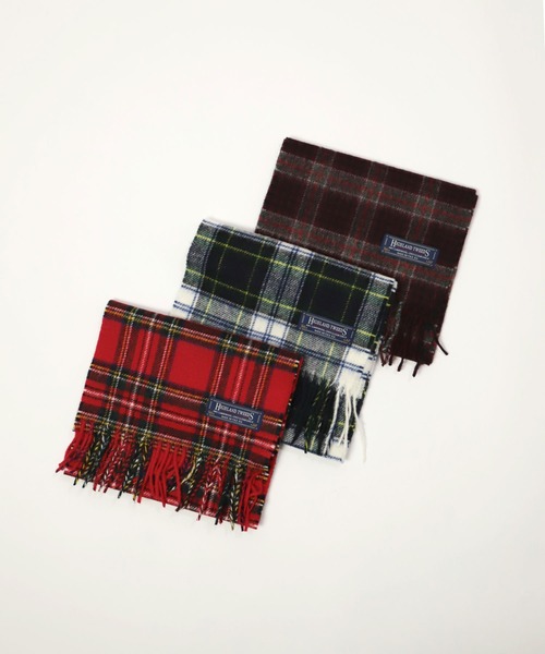 HIGHLAND TWEEDS（ハイランドツィード）の「[ HIGHLAND TWEEDS ] CHECK SCARF / チェックマフラー ...