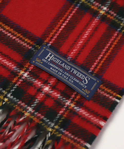 HIGHLAND TWEEDS（ハイランドツィード）の「[ HIGHLAND TWEEDS ] CHECK SCARF / チェックマフラー ...