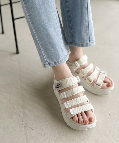 Java（ジャバ）の「《JaVa ジャバコラボ》ラフにお洒落見え。RETROハイソールサンダル（サンダル）」 - WEAR