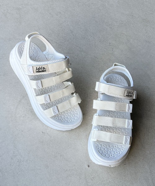 Java（ジャバ）の「《JaVa ジャバコラボ》ラフにお洒落見え。RETROハイソールサンダル（サンダル）」 - WEAR