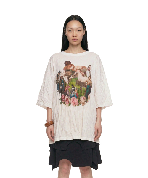 Crinkled T-shirt_White（Tシャツ/カットソー）｜TRUNK PROJECT（トランクプロジェクト）のファッション通販 ...