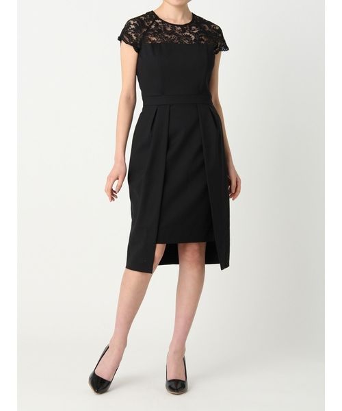 LAGUNAMOON（ラグナムーン）の「LADY Gapレングススカラップドレス（ドレス）」 - WEAR