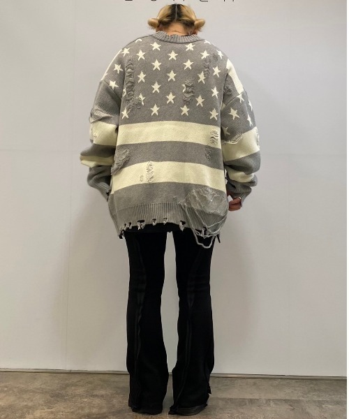 WHITELAND（ホワイトランド）の「WHITELAND/ホワイトランド/FLAGカーディガン（カーディガン/ボレロ）」 - WEAR
