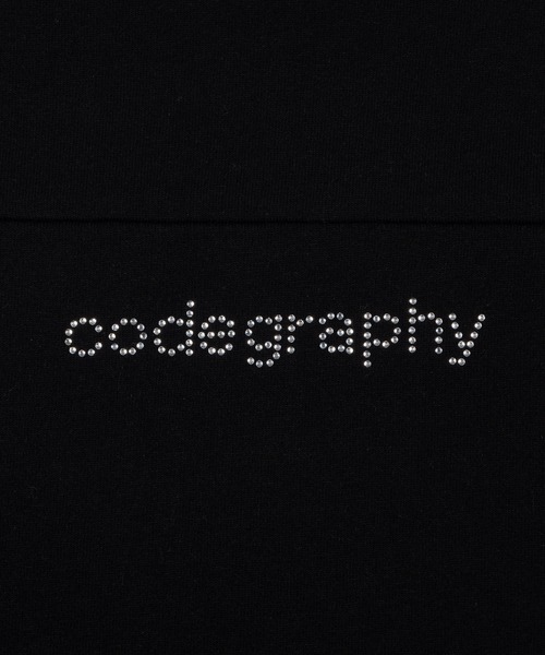 codegraphy（コードグラフィー）の「【日本限定商品】codegraphy rhinestone T-shirt（Tシャツ/カットソー ...