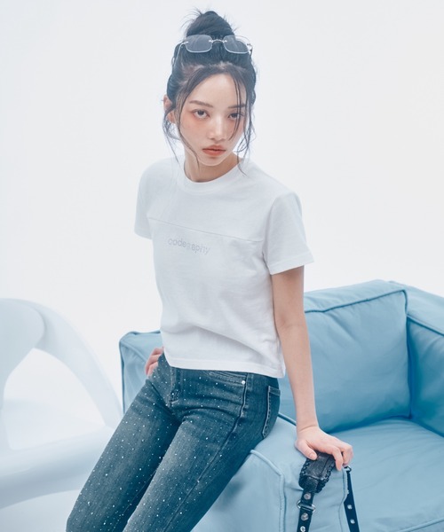 codegraphy（コードグラフィー）の「【日本限定商品】codegraphy rhinestone T-shirt（Tシャツ/カットソー ...