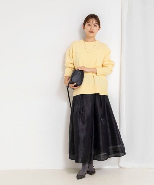 ウォッシャブルオーガンジーフレアスカート（スカート）｜NOLLEY'S