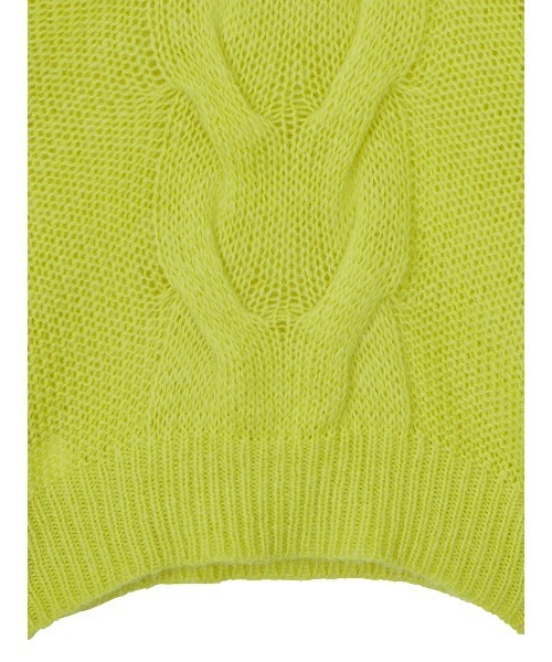 AMERI（アメリ）の「UND CABLE MOHAIR KNIT（ニット/セーター）」 - WEAR
