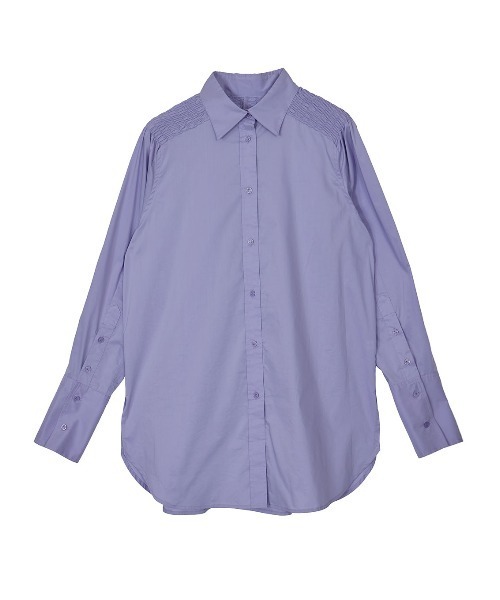 AMERI（アメリ）の「SHIRRING SHOULDER OVER SHIRT（シャツ/ブラウス）」 - WEAR