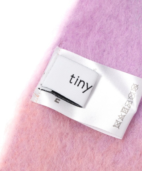 niko and...（ニコアンド）の「太フリンジチェックストール[tiny tiny(ティニーティニー)]（ストール/ショール）」 - WEAR