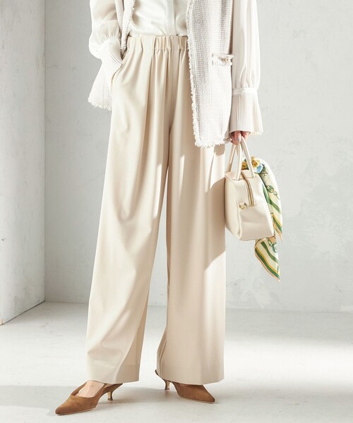 洗濯機可能〉ストレッチ ツイル イージー タック パンツ（その他パンツ