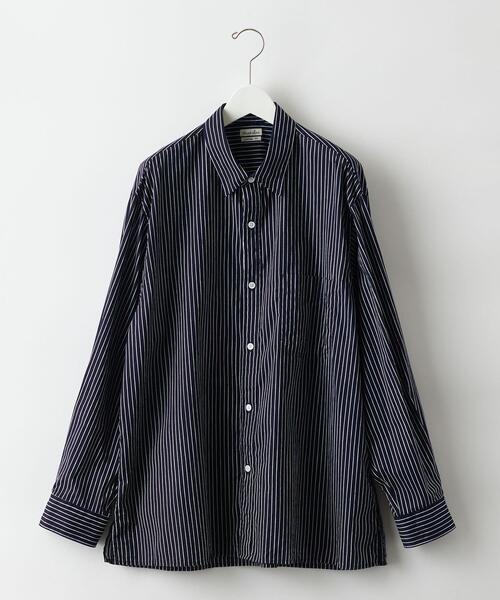 Steven Alan（スティーブンアラン）の「＜Steven Alan＞ STRIPE/PRINT REGULAR COLLAR BOX ...