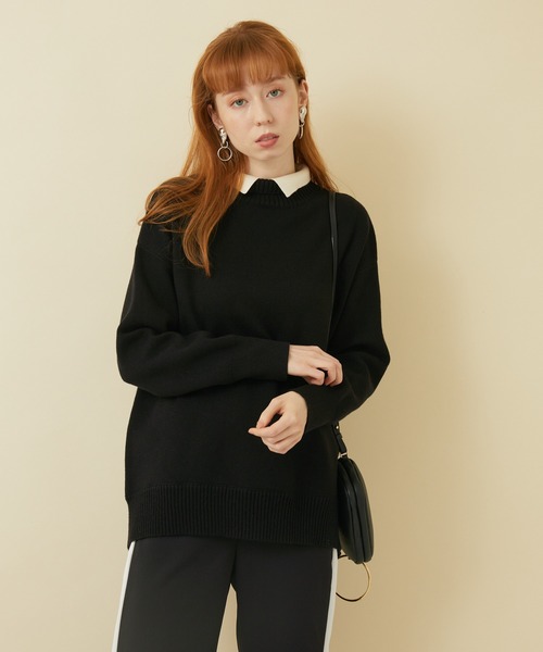 SUGAR ROSE（シュガーローズ）の「SUGAR ROSE 2枚衿ニット（ニット/セーター）」 - WEAR