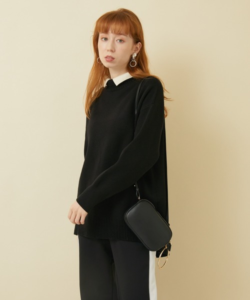 SUGAR ROSE（シュガーローズ）の「SUGAR ROSE 2枚衿ニット（ニット/セーター）」 - WEAR