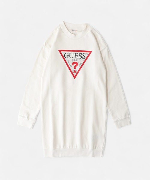 GUESS FRENCH TERRY LS DRESS ワンピース（ワンピース）｜Guess（ゲス）のファッション通販 - ZOZOTOWN