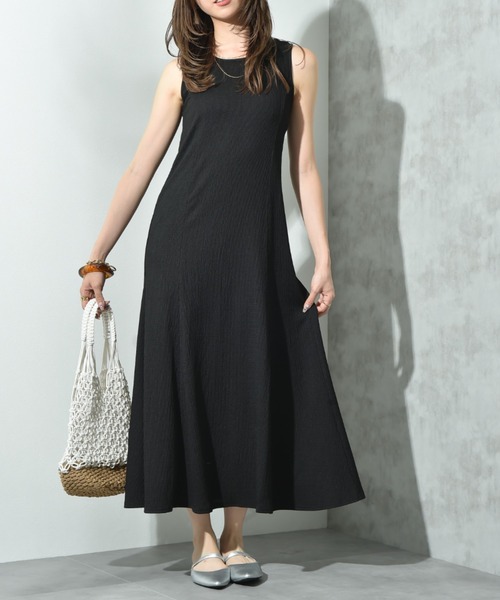 INTERPLANET（インタープラネット）の「シャーリングカットワンピース（ワンピース）」 - WEAR